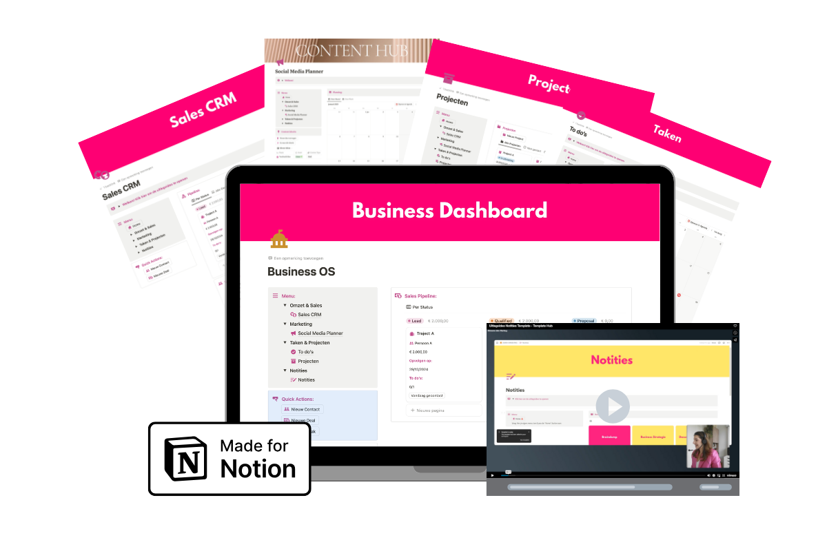Notion Starter Kit - Simone den Hartog Advies & Implementatie